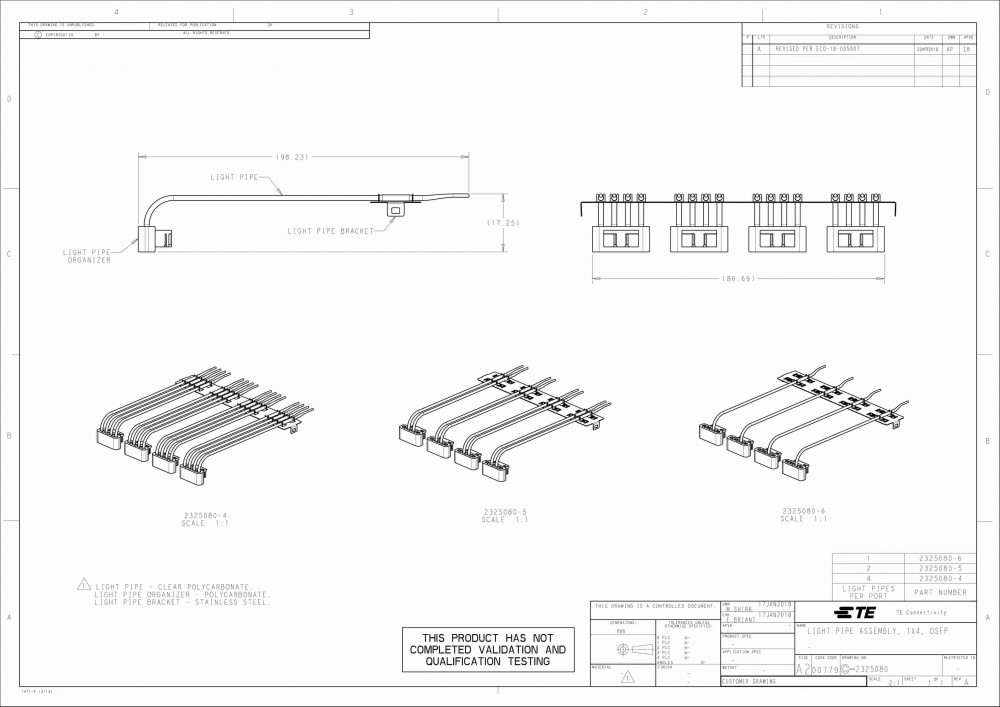 TE Connectivity 2325080-6 technical drawing preview