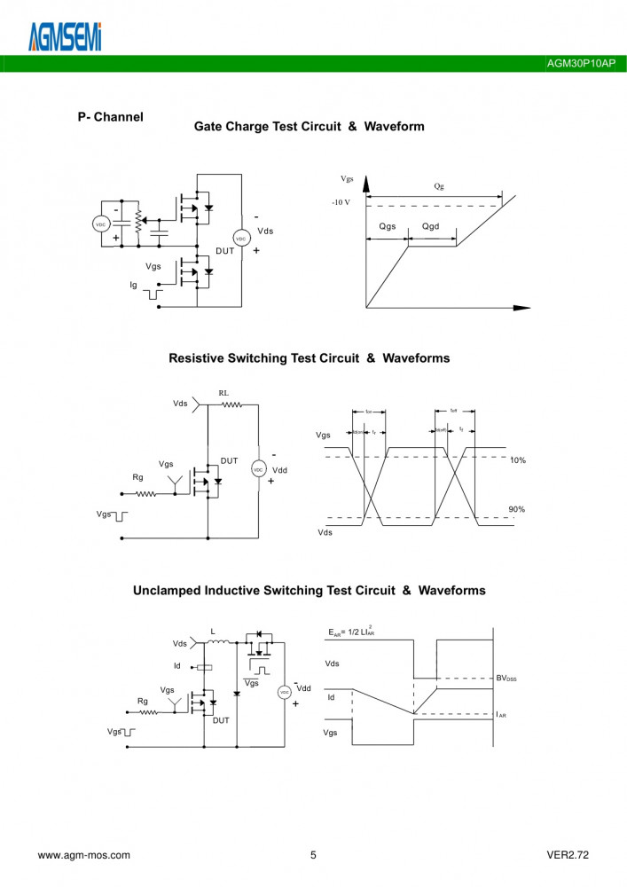 AGM30P10AP datasheet page 5