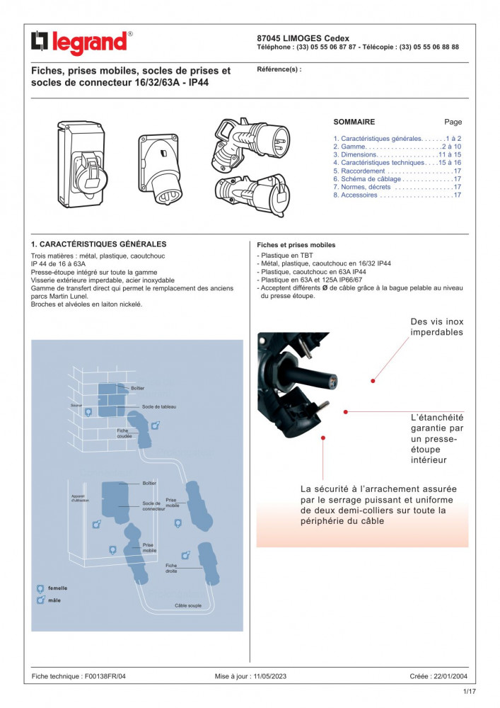 Legrand catalogue page 1