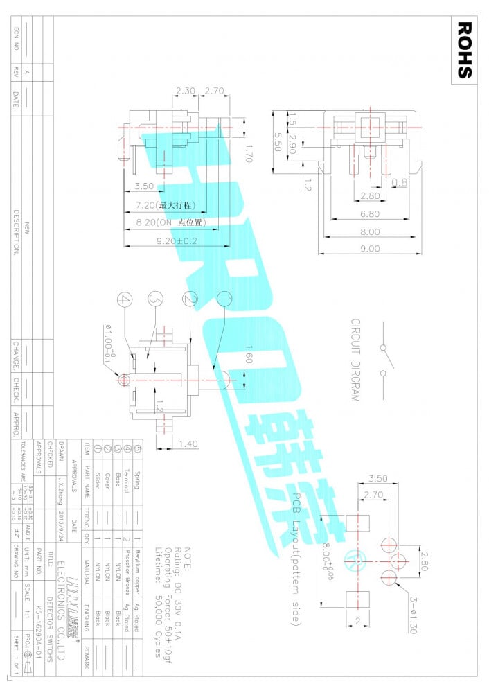 K5-1629DA-01 technical document