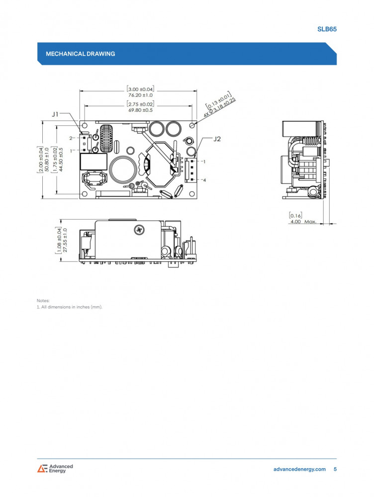 SLB65 Series document page 5