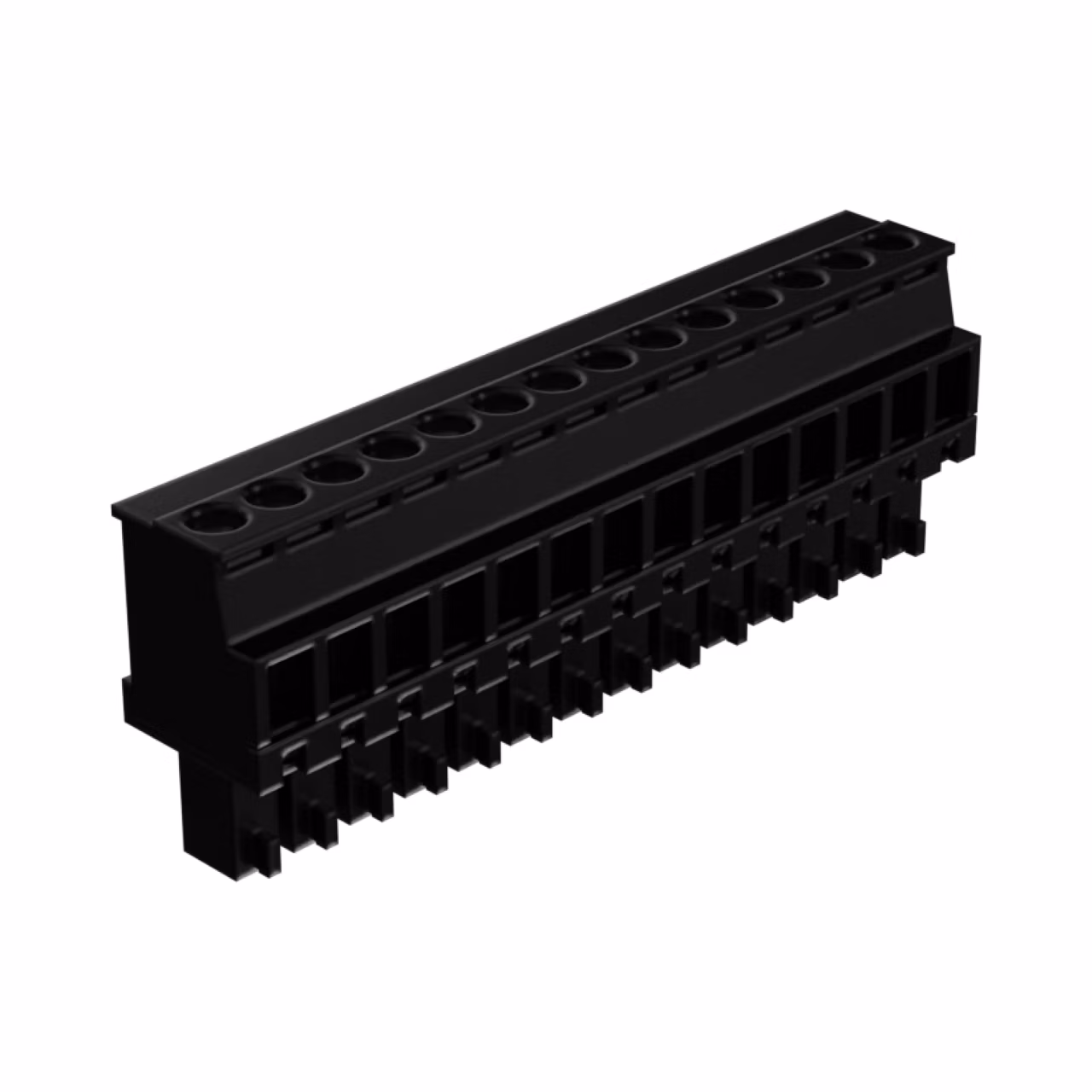 3.81mm Pitch Eurostyle Vertical Plug, Front Wire Entry, 14 Circuits for sale