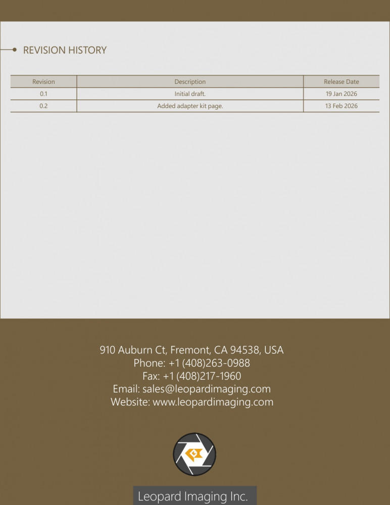 Camera module document page 8