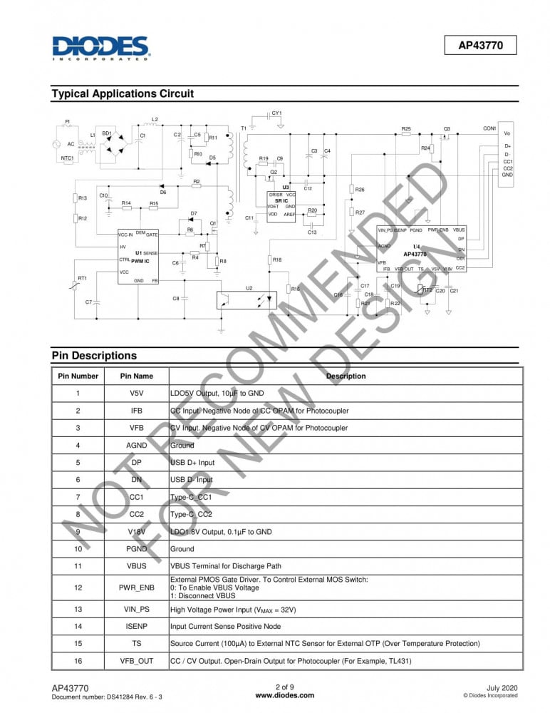 AP43770T16-13 datasheet page 2