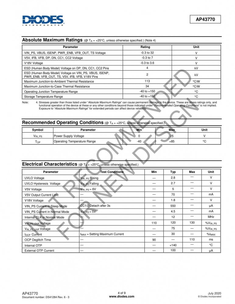 AP43770T16-13 datasheet page 4