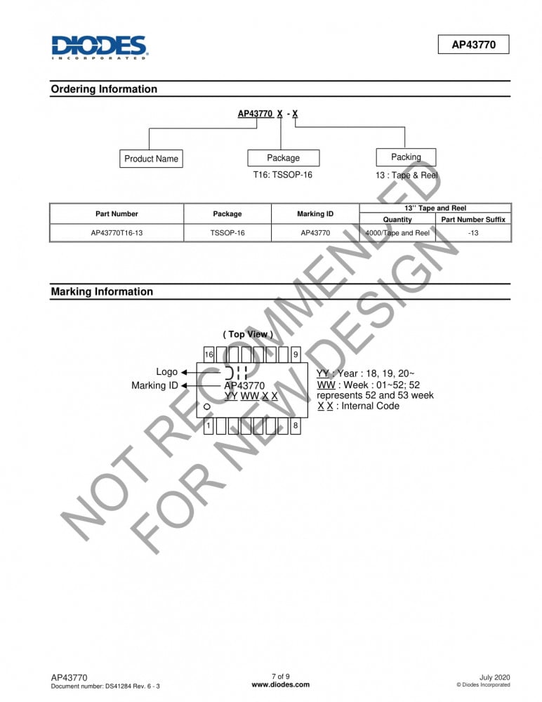 AP43770T16-13 datasheet page 7