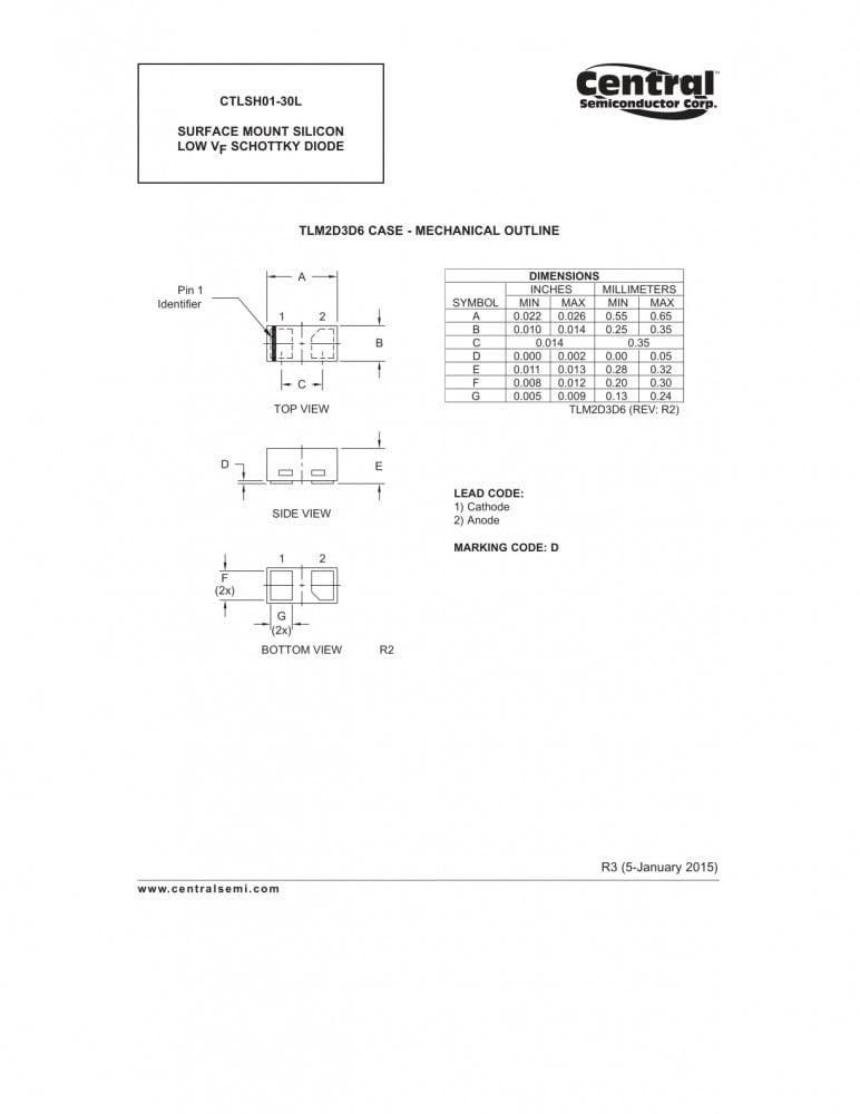 CTLSH01-30L datasheet page 2