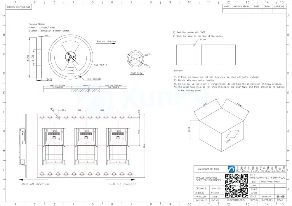 TYPEC-902-ARP24 manufacturing drawing page 3