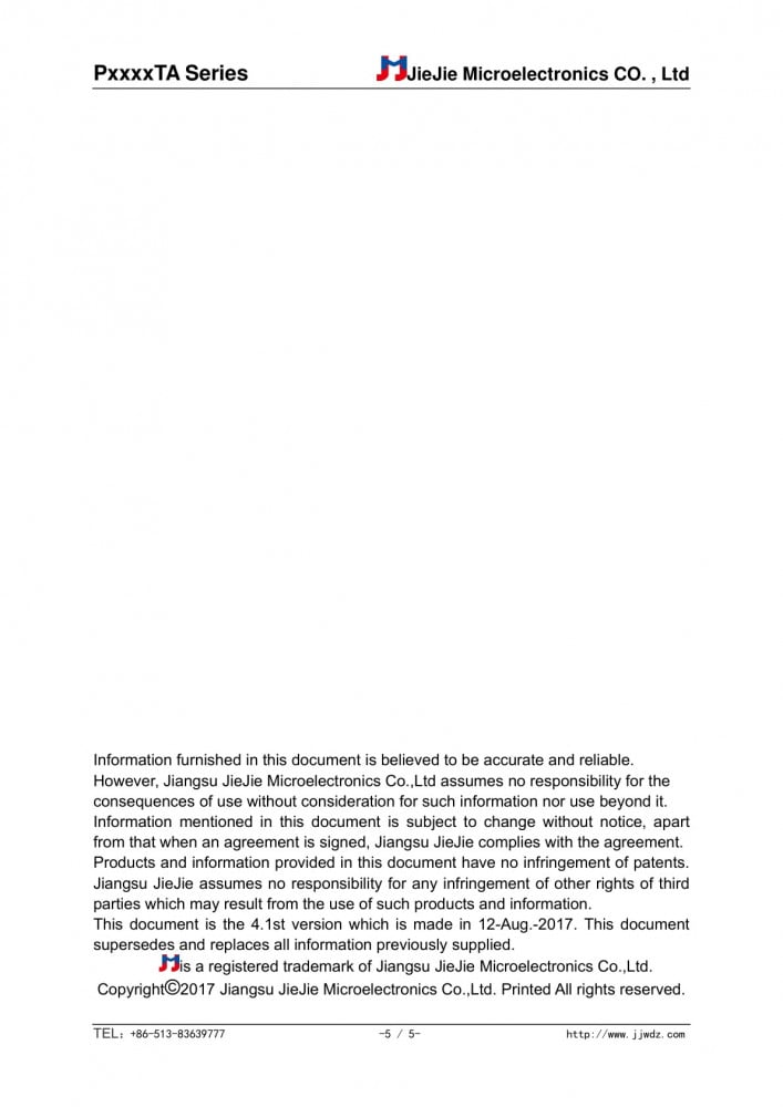 P0080TA datasheet page 5