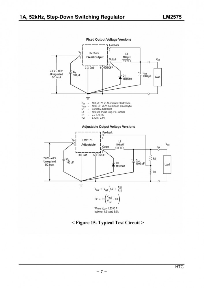 LM2575 datasheet page 7