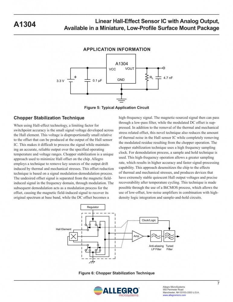A1304 datasheet page 7