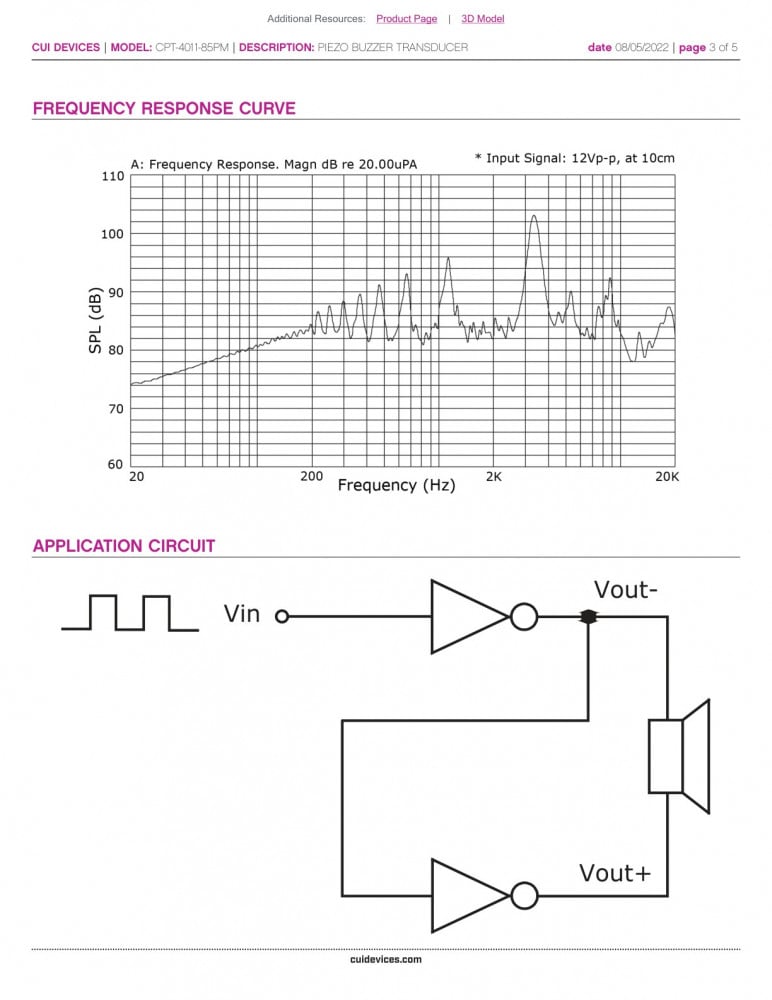 CPT-4011-85PM datasheet page 3
