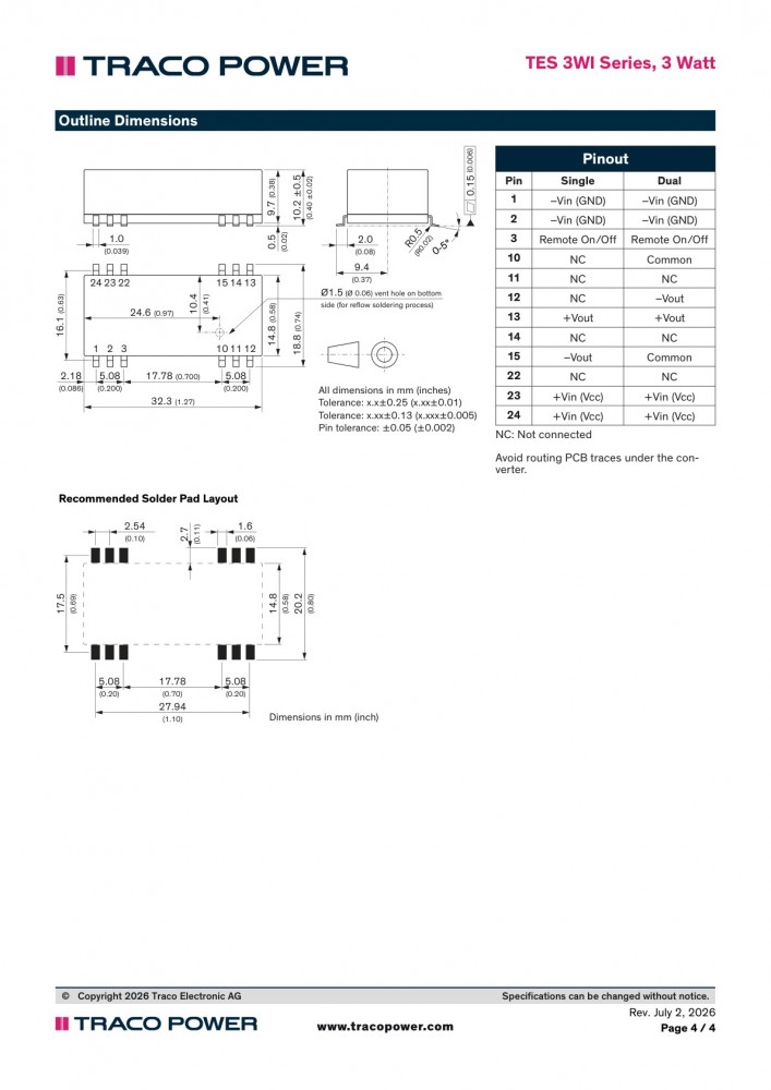 TES 3-2410WI technical document page 4