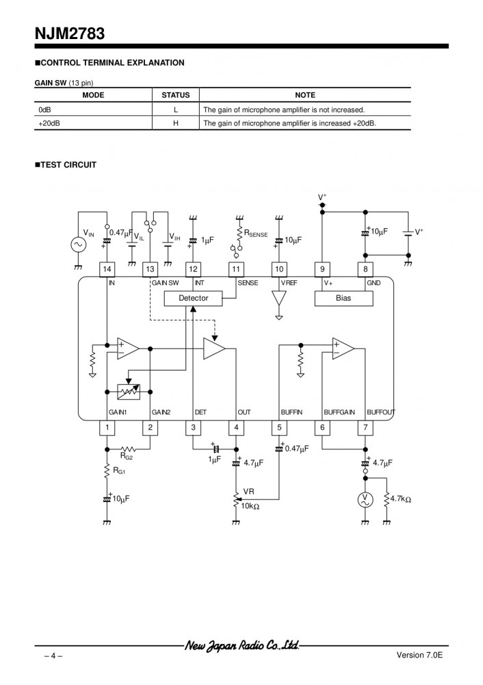 NJM2783V-TE1 datasheet page 4