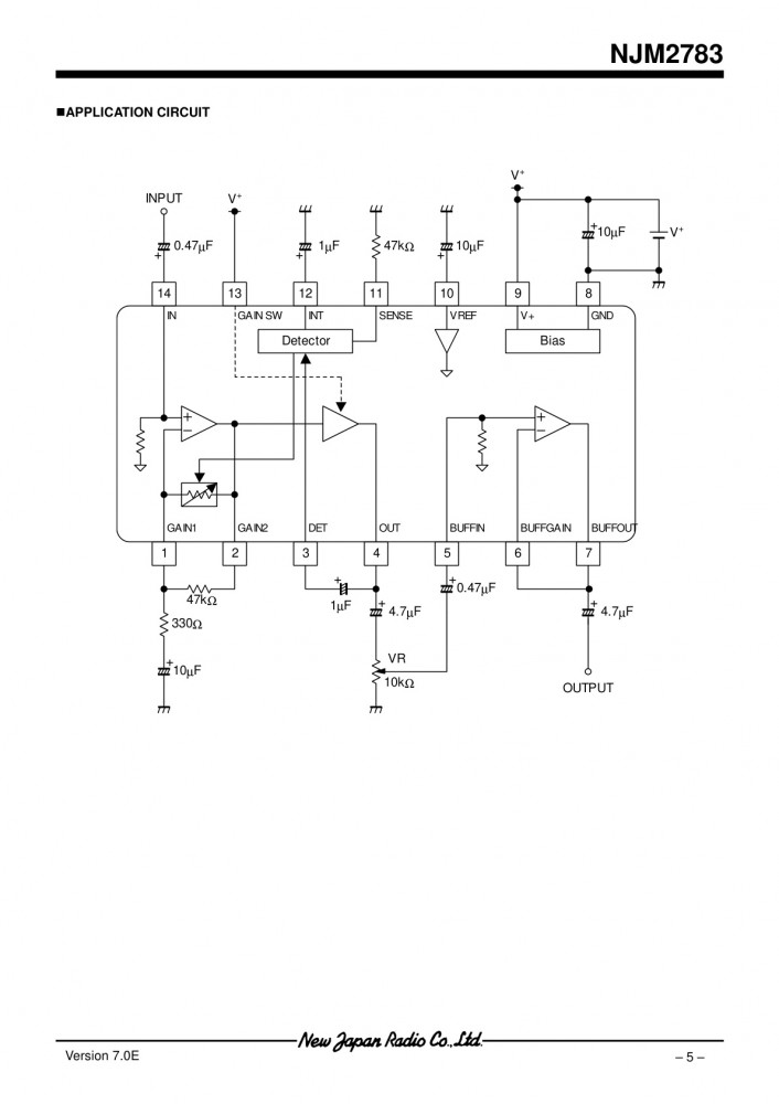 NJM2783V-TE1 datasheet page 5