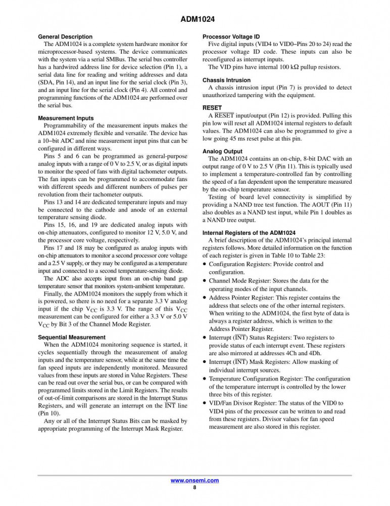 ADM1024 technical document page 8