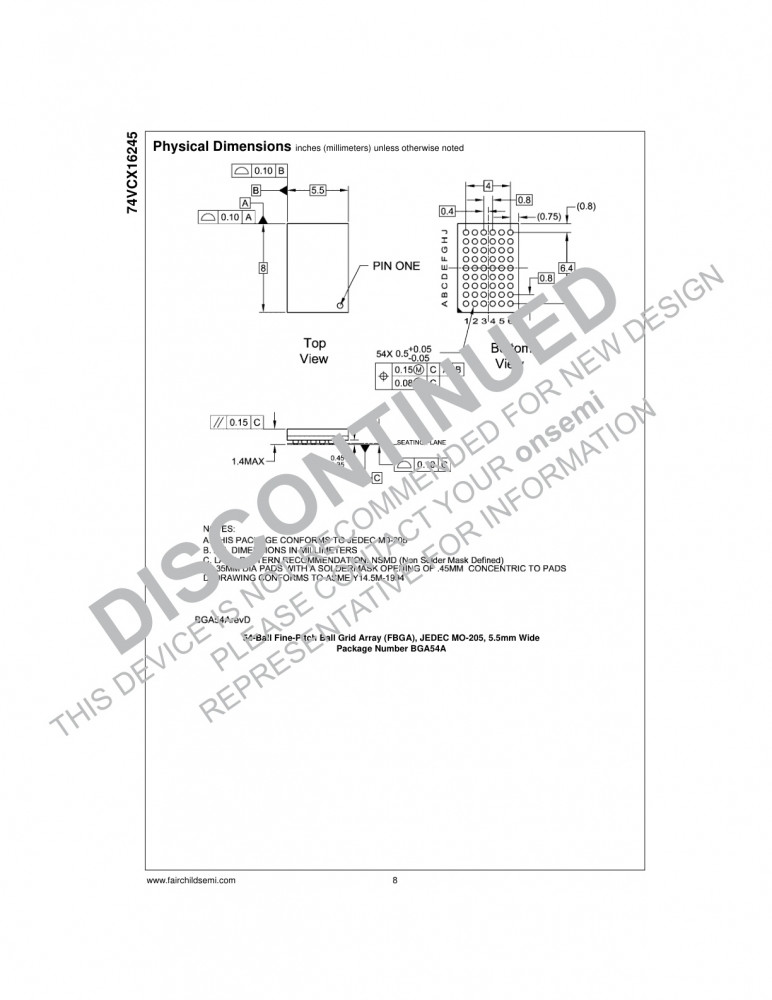 74VCX16245 datasheet page 9