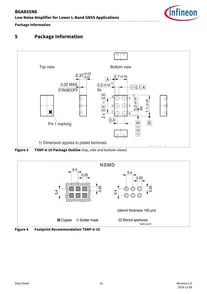 BGA855N6 datasheet page 10