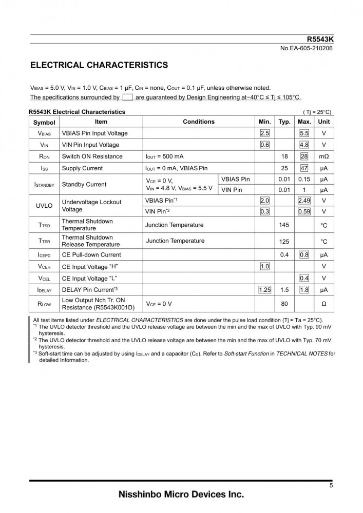 R5543 documentation page 5