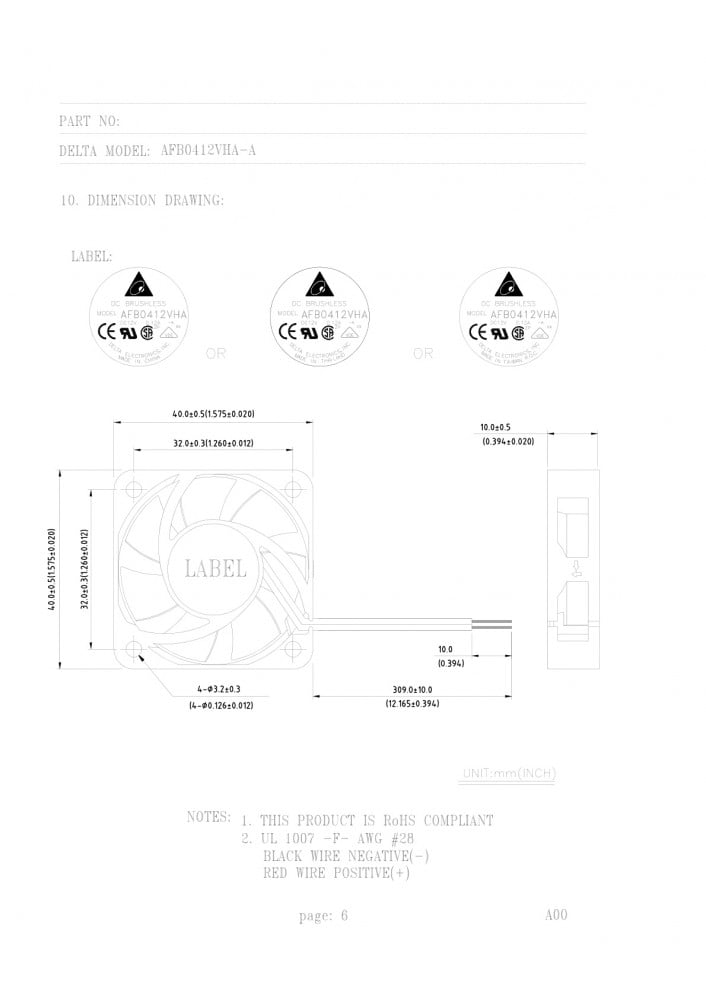 AFB0412VHA-A drawing page