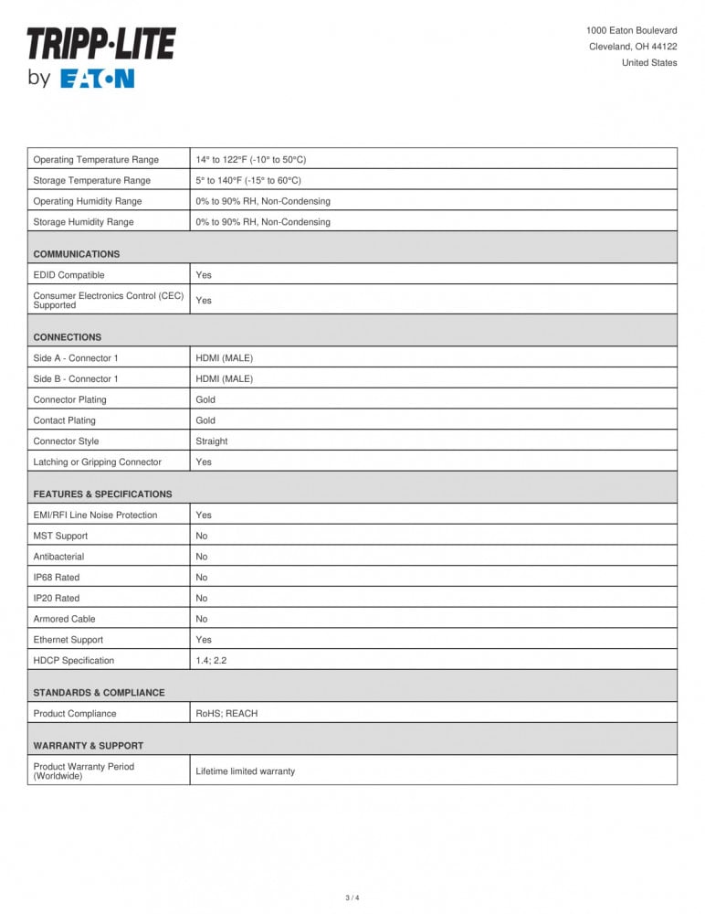 P569-003-CERT technical document page 3