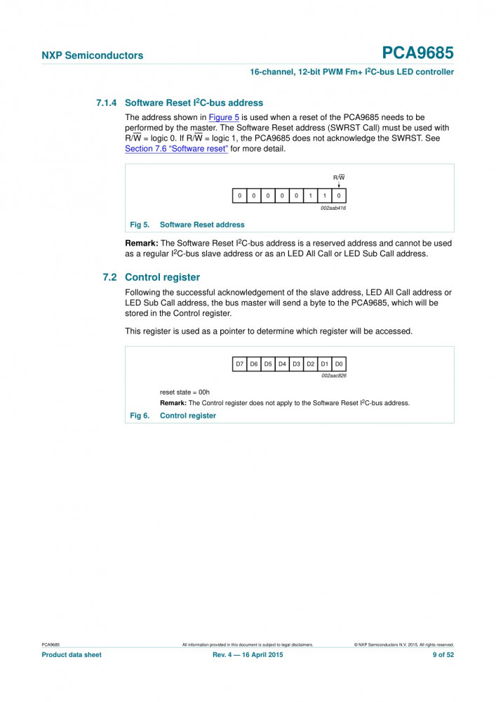 PCA9685 document page 9