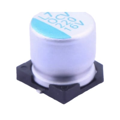 Lelon OCV221M1CTR-1008 Aluminum-Polymer Capacitor