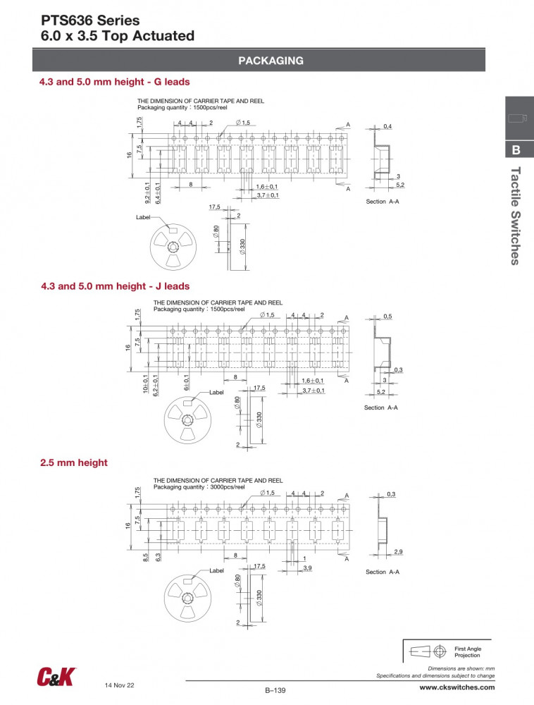 PTS636SM43JSMTRLFS technical document page 6