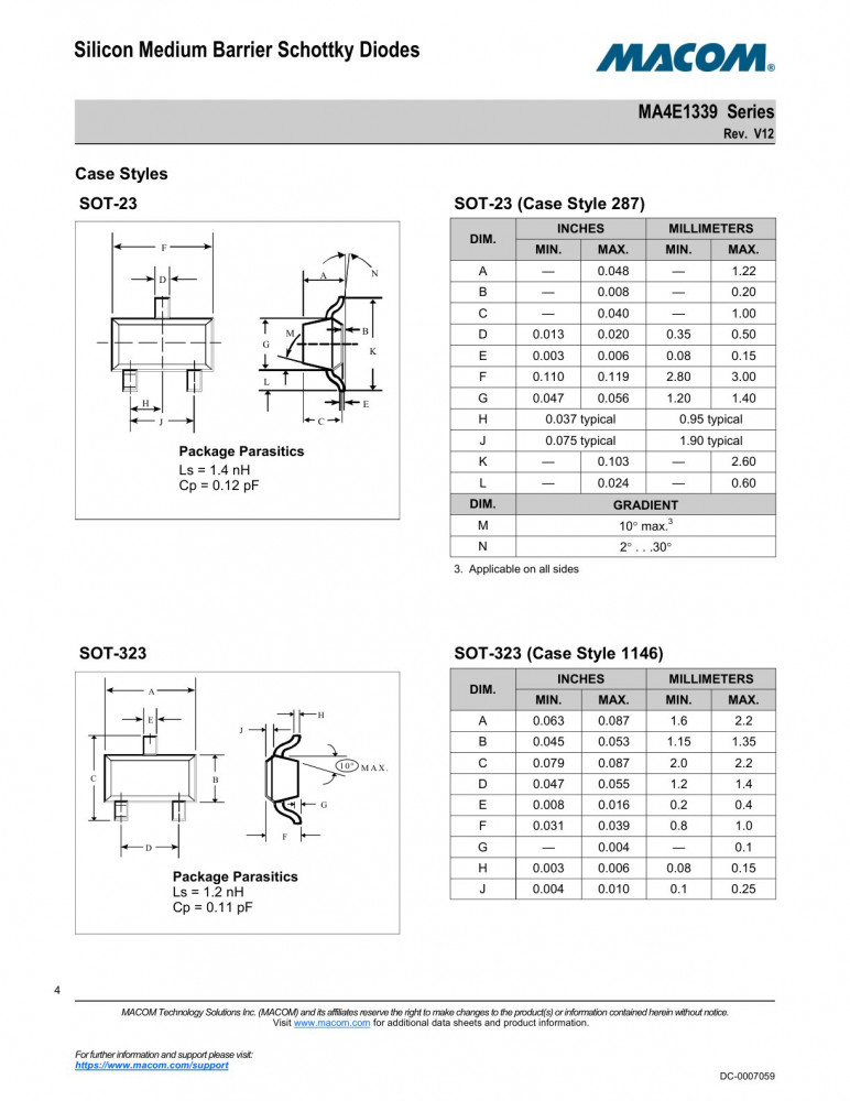 MA4E1339 datasheet page 4