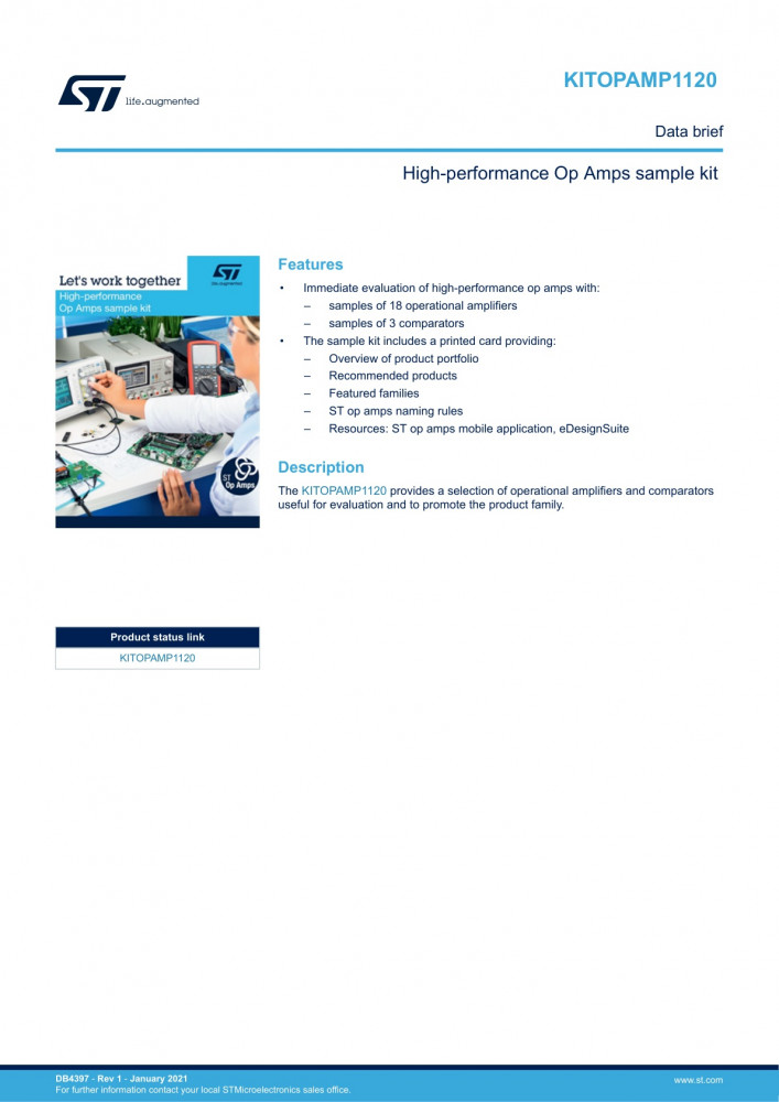 KITOPAMP1120 document preview, page 1