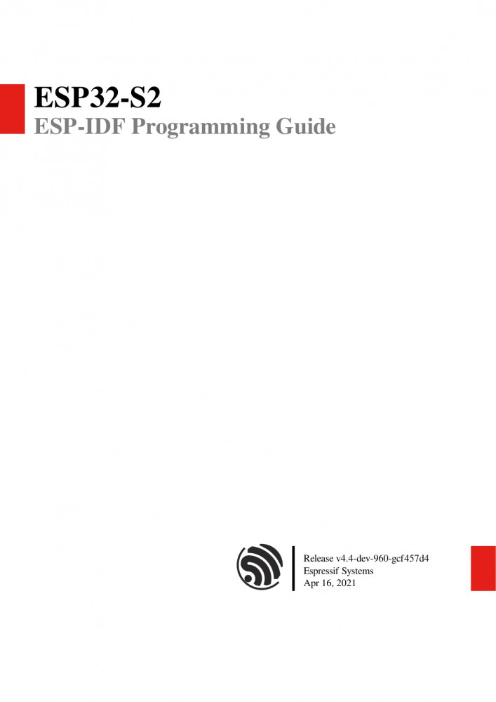 ESP32-S2 documentation page 1