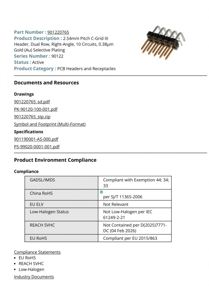 901220765 technical document preview, page 1