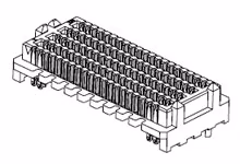 1.27mm Pitch, SEARAY Plug, 400 Circuits, 3.50mm Unmated Height, 10 Rows,  with Pegs, Solder Charge Lead-Free, with Voids, per VITA-57