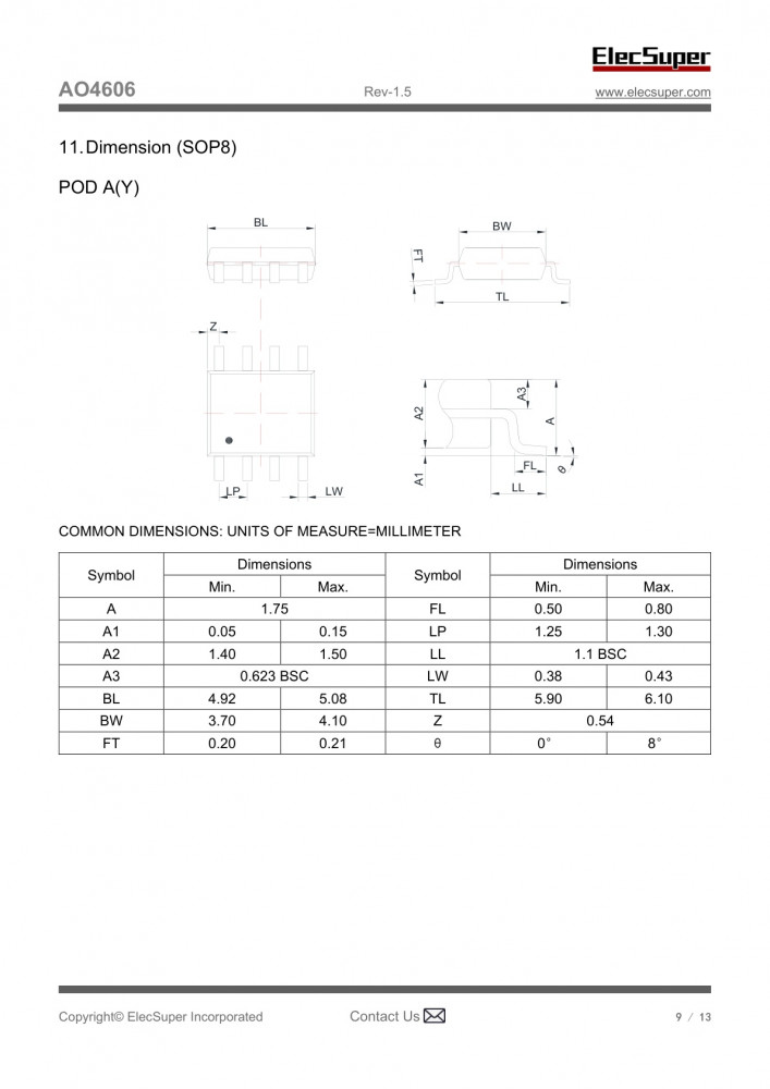 AO4606 datasheet page 9