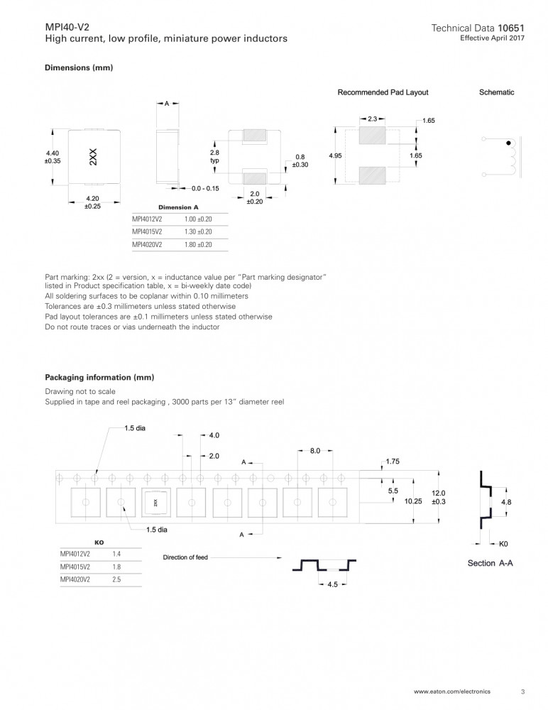 EATON MPI40-V2 datasheet page 3