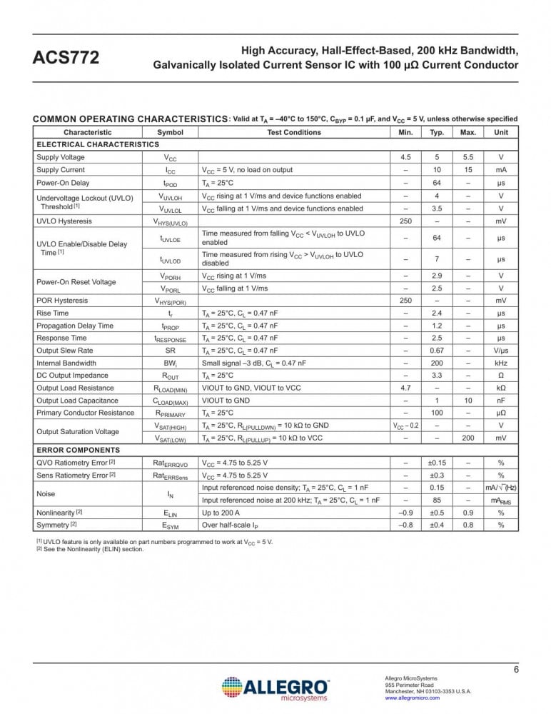 ACS772 datasheet page 6
