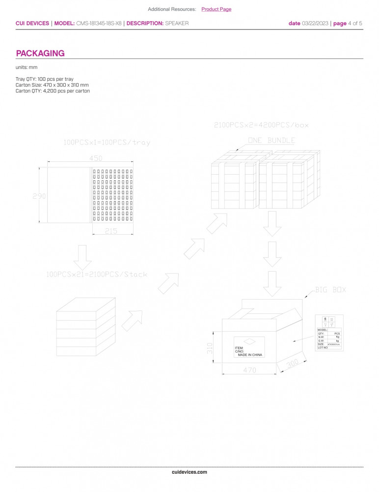 CMS-181345-18S-X8 technical document page 4