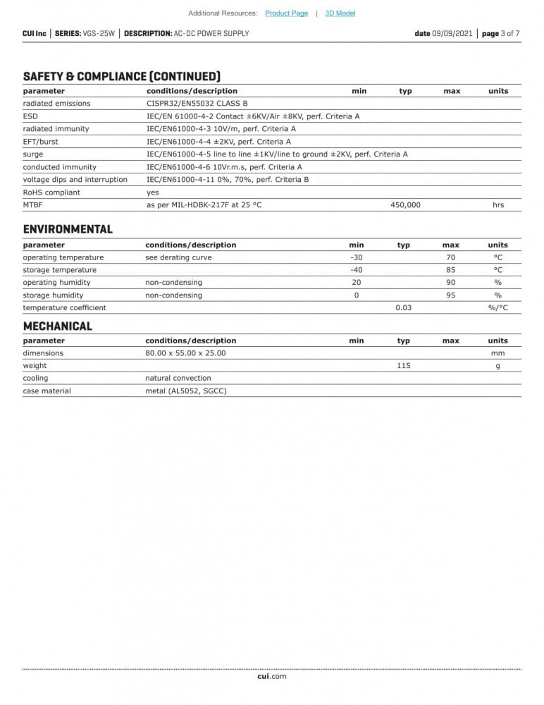 CUI VGS-25W-5 datasheet page 3