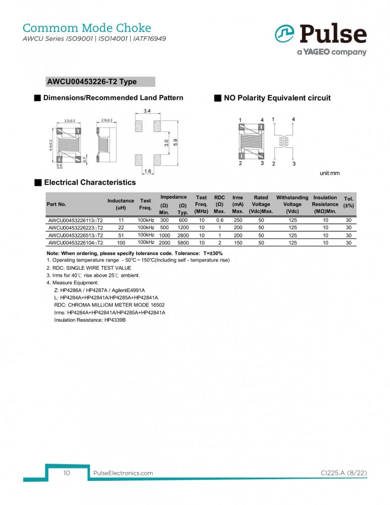 Chilisin datasheet page 10