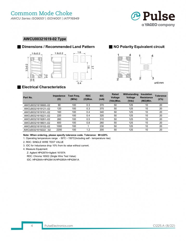 Chilisin datasheet page 4