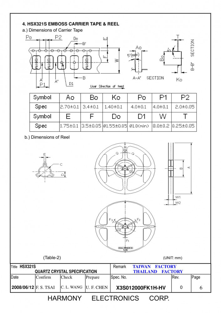 X3S012000FK1H-HV specification page 6