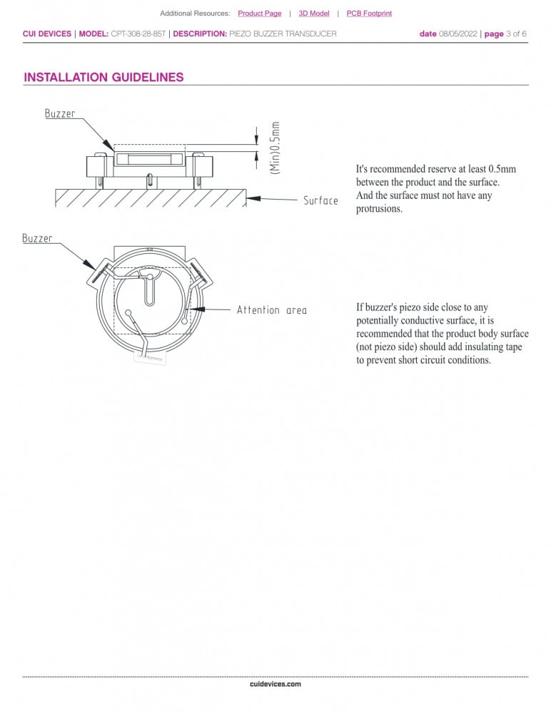 CPT-308-28-85T datasheet page 3
