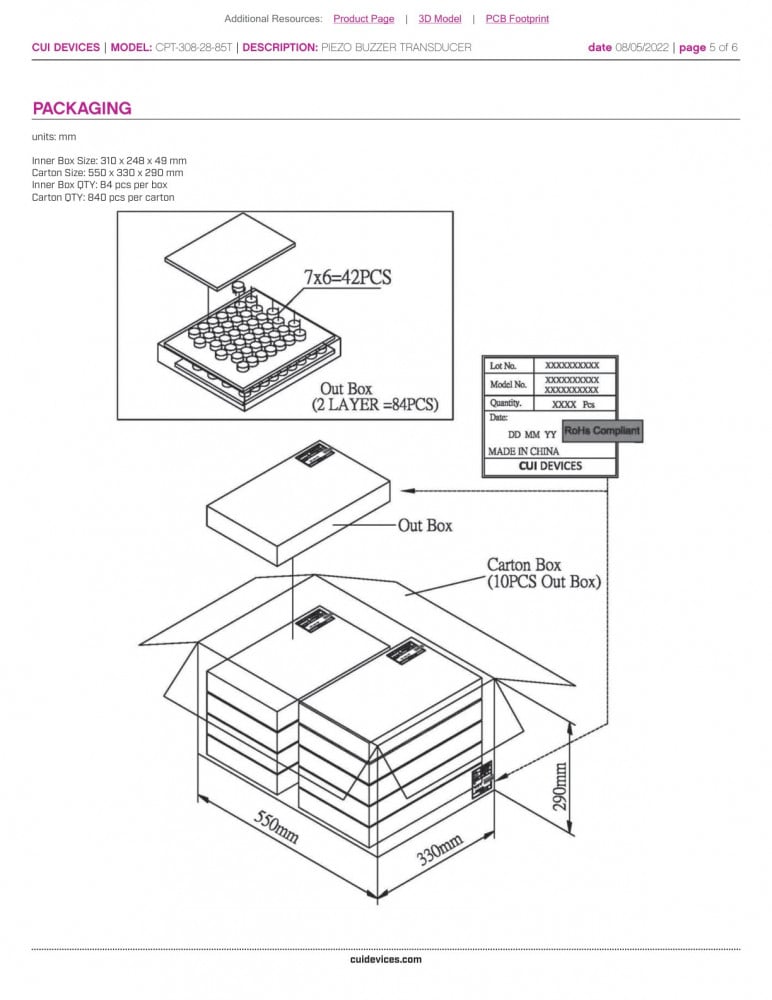 CPT-308-28-85T datasheet page 5