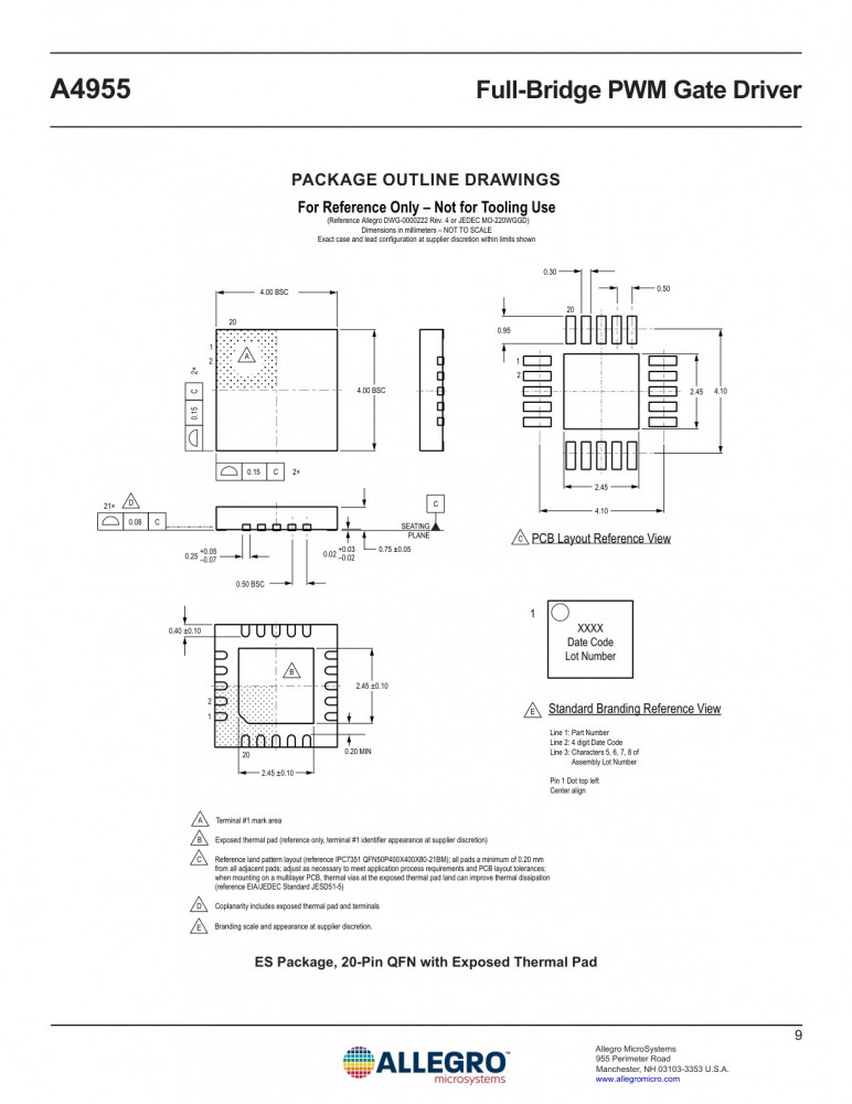 A4955 datasheet page 9