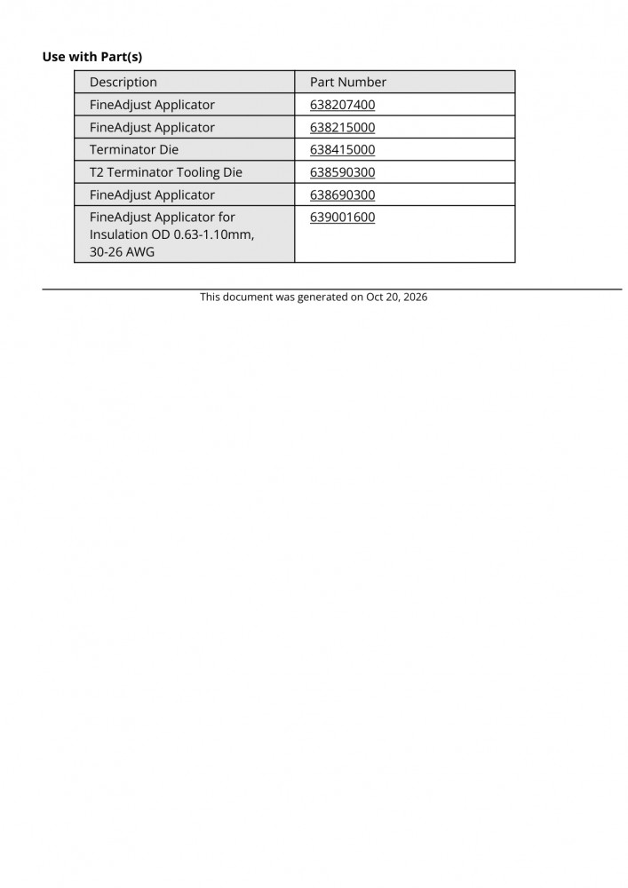 Molex tooling document preview, page 3