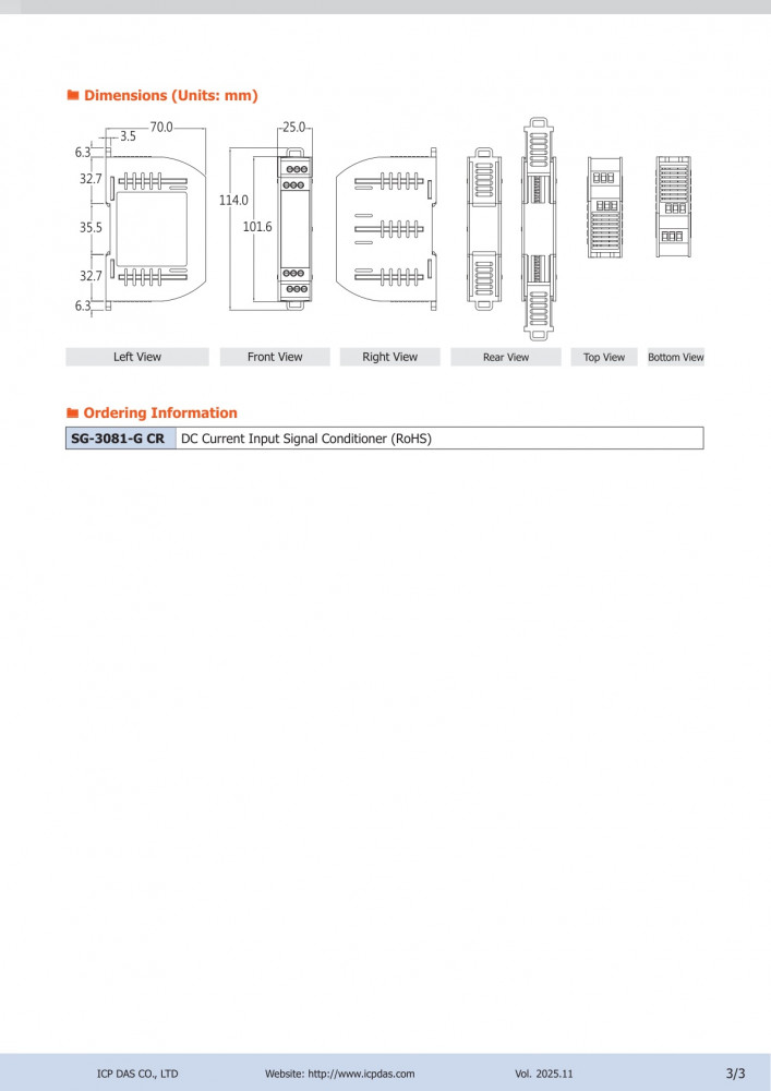 SG-3081 technical document page 3