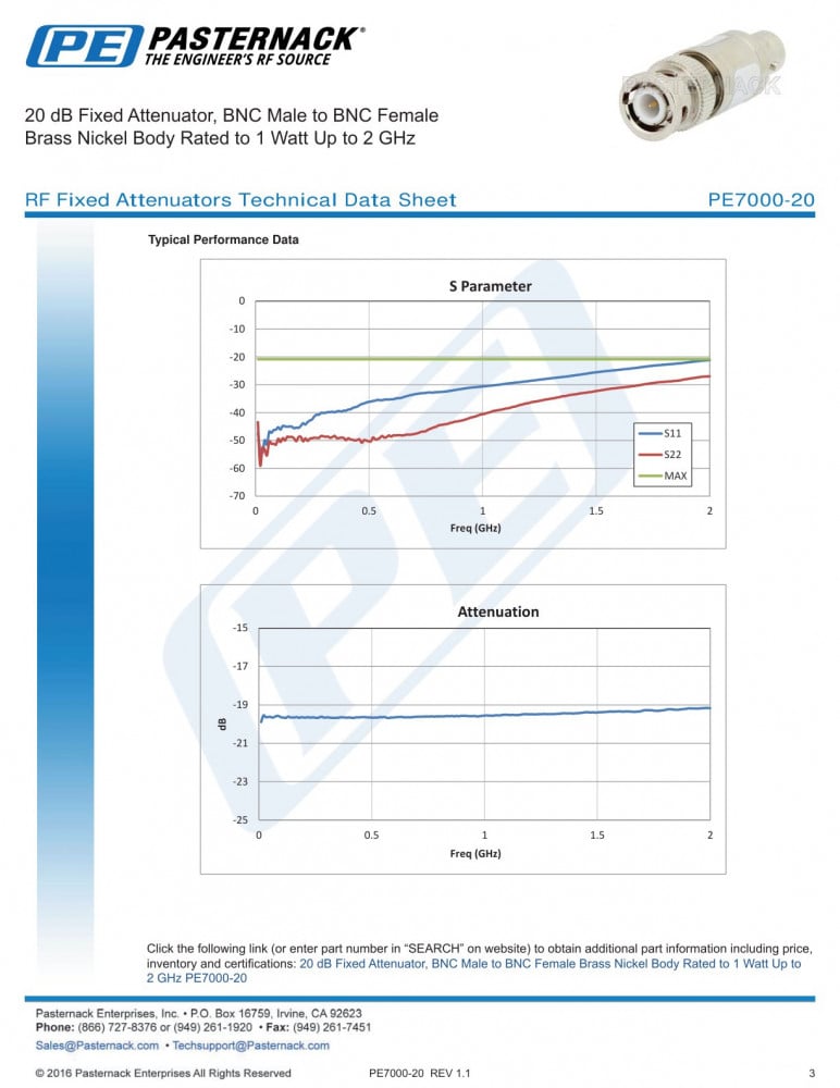 PE7000-20 datasheet page 3