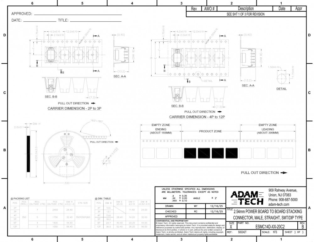 ESMC14D-XX-20C2 product drawing page 3