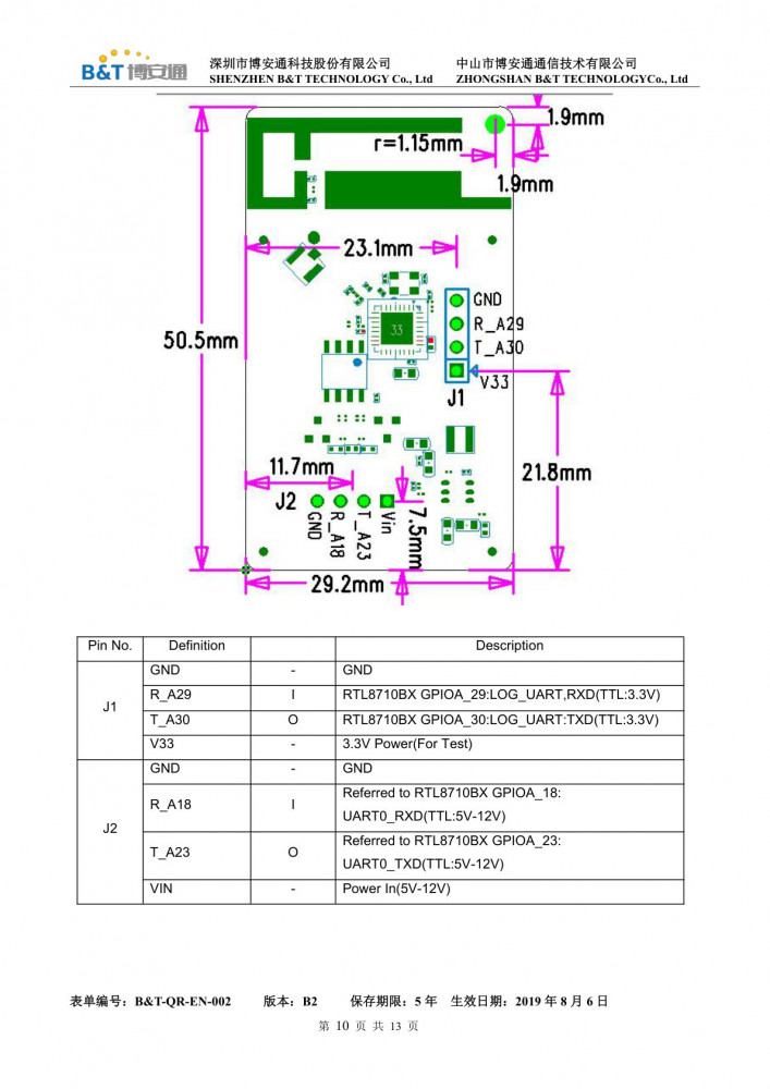 BW14 technical document page 10