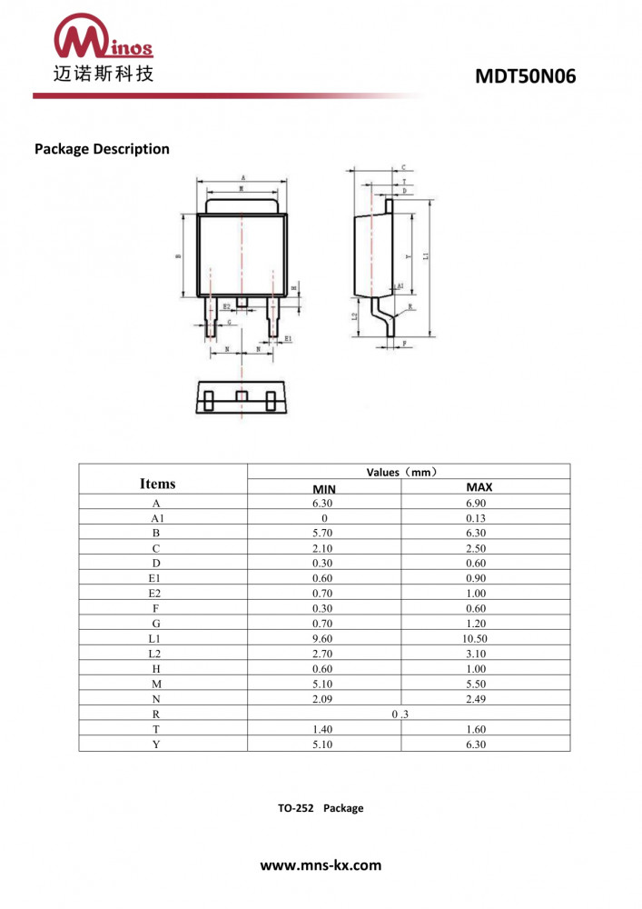 MDT50N06D datasheet page 6